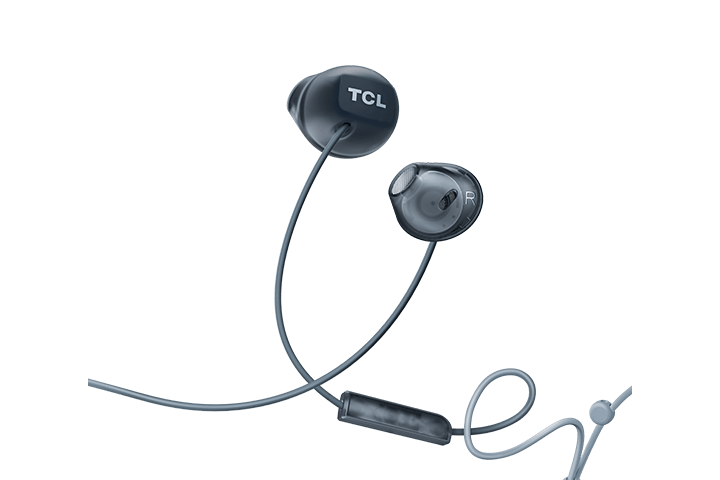 TCL Phantom Black In-ear Headphones with Mic - SOCL200BK | TCL USA